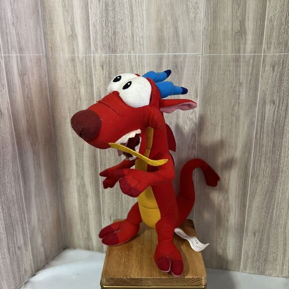 Disney | Toys | Disney Store Original Movie Mulan Mushu Plush Stuffed ...